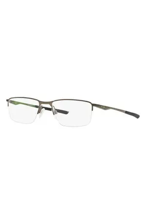 Oakley Socket 5.5 Semi Rimless Rectangular Eyeglasses