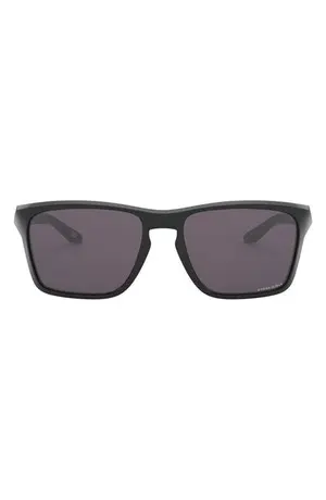 Oakley Sylas 57mm Rectangle Sunglasses - Black
