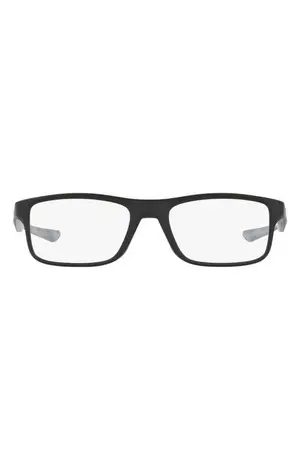 Oakley Oakley Plank 2.0 51mm Optical Rectangle Eyeglasses Black