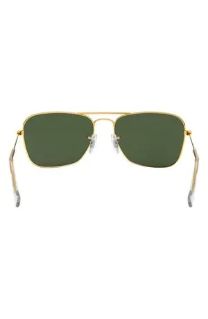 Ray-ban Caravan Aviator Sunglasses - Gold