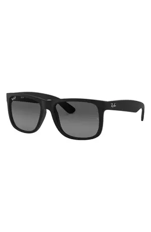Ray-ban 54mm Rectangle Sunglasses - Dark Grey/black