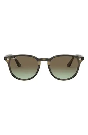 Ray-ban Ray-Ban 51mm Round Sunglasses Green Havana