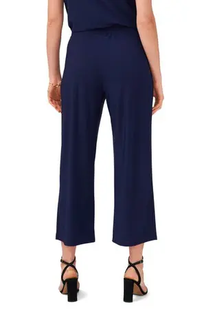 Chaus Wide Leg Crop Pants - Navy 410