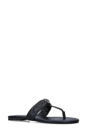 Kurt Geiger Kensington T-strap Sandal - Black