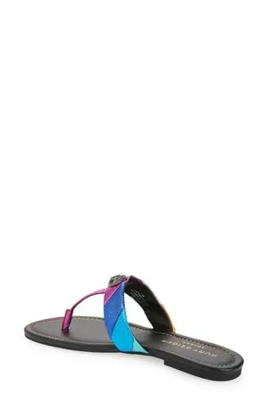 Kurt Geiger KURT GEIGER Kensington T-Strap Sandal Pink Multi