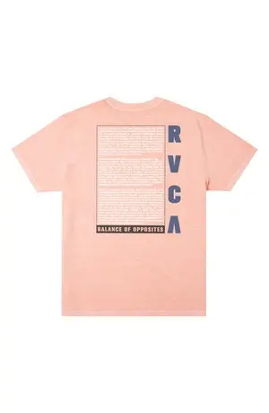 Rvca Lophophora Cotton Graphic Tee