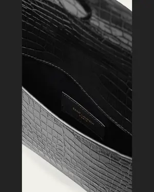 Saint Laurent Uptown Monogram Pouch