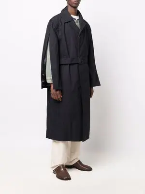 MAISON MARGIELA Layered Cotton Trench Coat