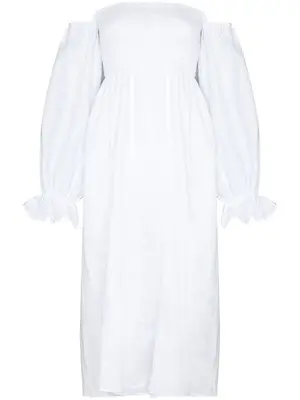 Sleeper Atlanta Linen Midi Dress