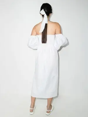 Sleeper Atlanta Linen Midi Dress