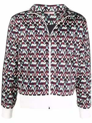 Valentino Garavani Optical-print Track Jacket