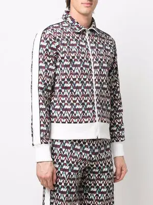 Valentino Garavani Optical-print Track Jacket