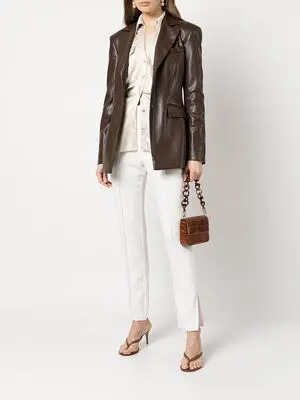 Cinq À Sept Brianne Slim-fit Trousers - White