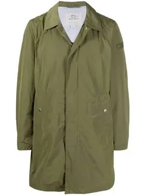 Woolrich City Mid-length Car Coat - Green