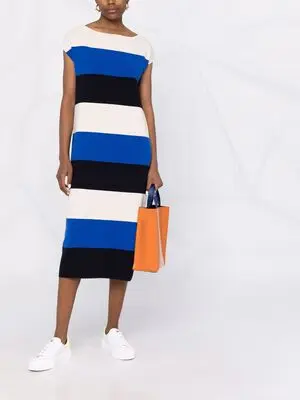 Woolrich Midi-length Striped Dress