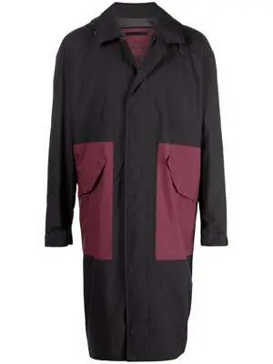 Woolrich Panelled Delaware Coat - Black