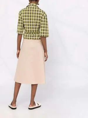 Woolrich Poplin A-line Midi Skirt