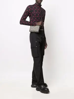 MISBHV Monogram Jacquard Shoulder Bag