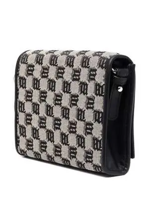 MISBHV Monogram Jacquard Shoulder Bag