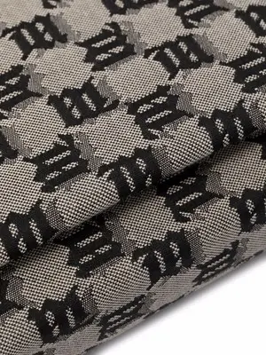 MISBHV Monogram Jacquard Shoulder Bag
