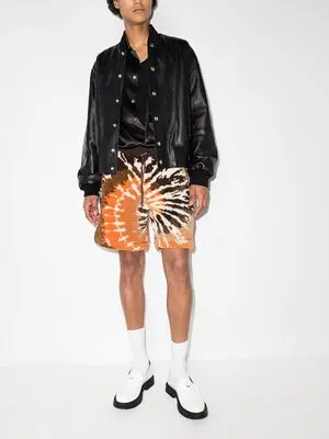 Amiri Tie-dye Fleece Shorts
