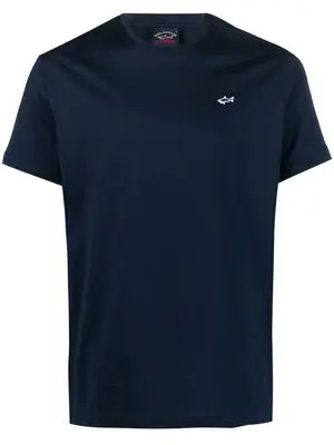 Paul & Shark Logo Patch Cotton T-shirt