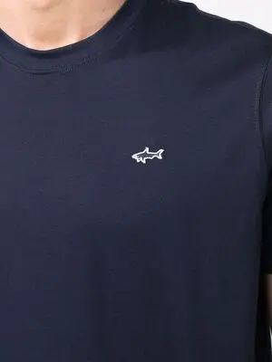 Paul & Shark Logo Patch Cotton T-shirt
