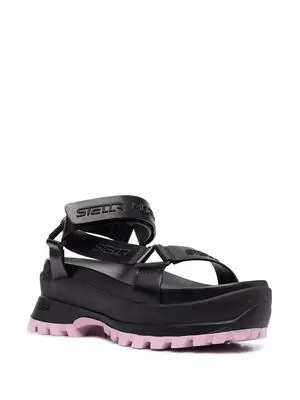Stella McCartney Trace Logo-embossed Flatform Sandals