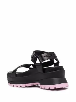 Stella McCartney Trace Logo-embossed Flatform Sandals