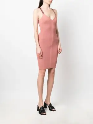 Off-White Logo-strap Mini Dress