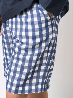 Jacquemus Check Bermuda Shorts - Blue