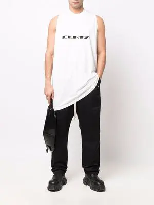 Rick Owens Drop-crotch Drawstring Trousers - Black