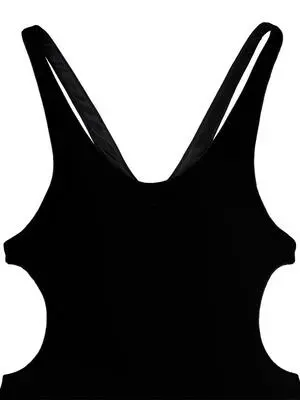 Saint Laurent Cut-out Silk Dress