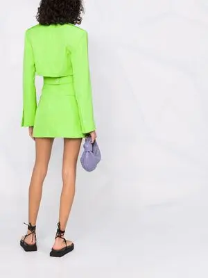 Jacquemus Bari Cut-out Tailored Dress - Green