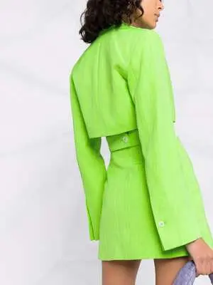 Jacquemus Bari Cut-out Tailored Dress - Green