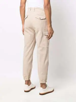Brunello Cucinelli Tapered Cotton Trousers