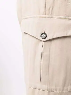 Brunello Cucinelli Tapered Cotton Trousers