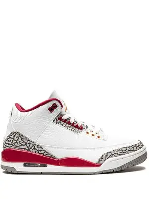 JORDAN Air 3 Cardinal Sneakers - White