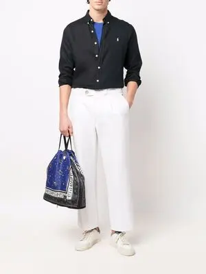 Polo Ralph Lauren Logo Button-down Shirt - Black