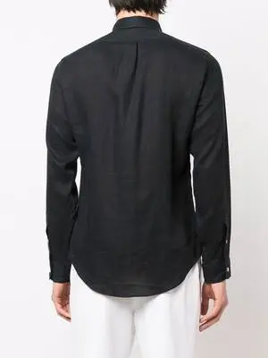 Polo Ralph Lauren Logo Button-down Shirt - Black