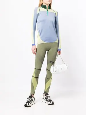 7 DAYS ACTIVE Logo-print Leggings - Yellow