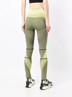 7 DAYS ACTIVE Logo-print Leggings - Yellow