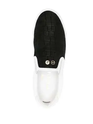 HIDE&JACK Fuji Croco Slip-on Sneakers