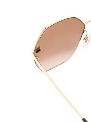 Cartier Geometric-frame Gradient-lense Sunglasses
