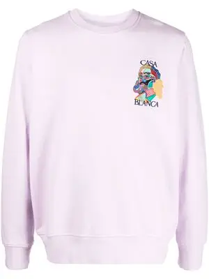 Casablanca Logo-embroidered Sweatshirt