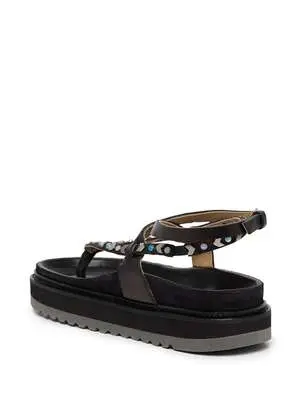 Isabel Marant Stud-embellished Thong Sandals