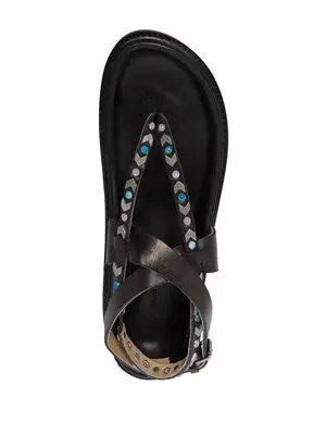 Isabel Marant Stud-embellished Thong Sandals