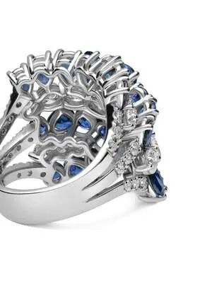 LEO PIZZO 18kt White Gold Sapphire And Diamond Ring