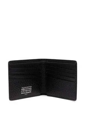 MAISON MARGIELA Four-stitches Leather Wallet - Black