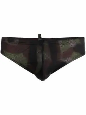 Dsquared2 Logo Swim Trunks - Green
